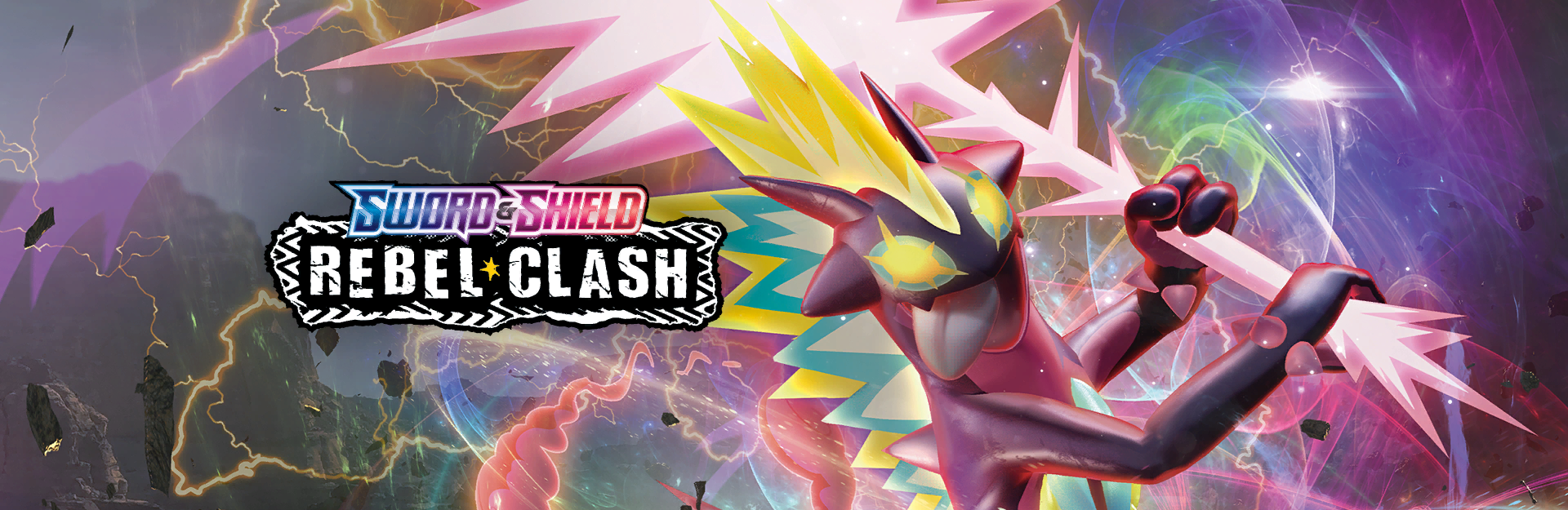 Pokémon Sword & Shield Rebel Clash - Panoramic banner - The Bag Of Loot